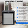 Package Vault- Robust Delivery Storage with Smart Bluetooth Lock, mobi