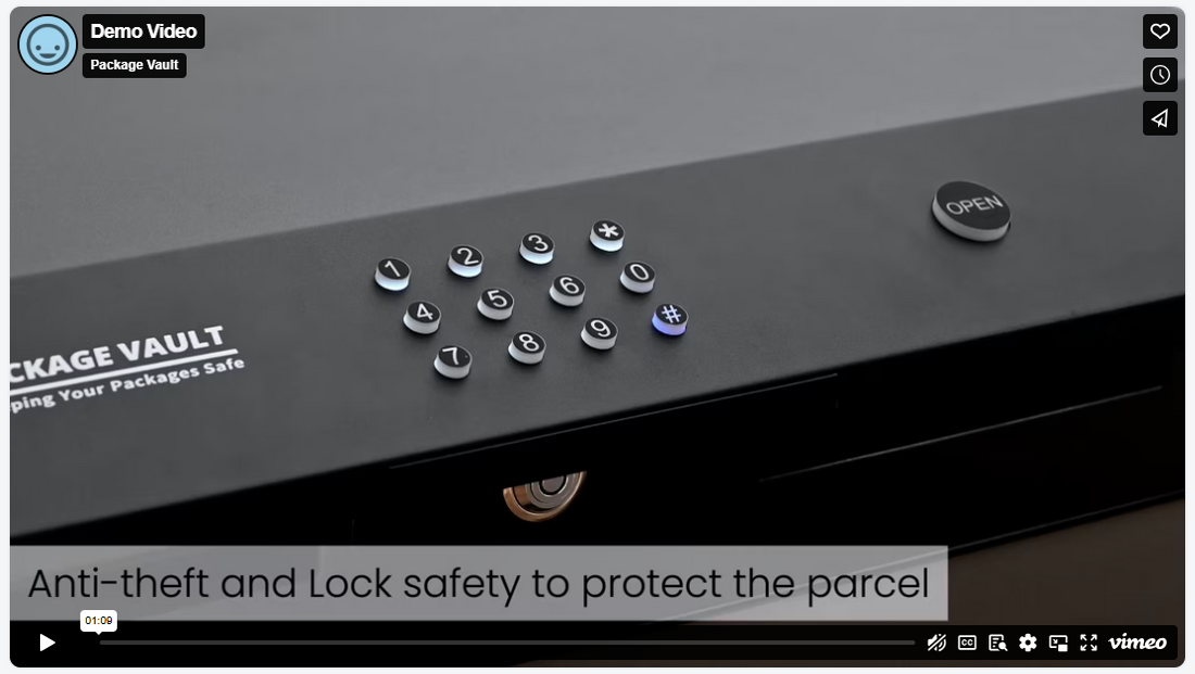 Package Vault keeping packages safe