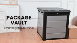 Package Vault- Robust Delivery Storage with Smart Bluetooth Lock, mobi